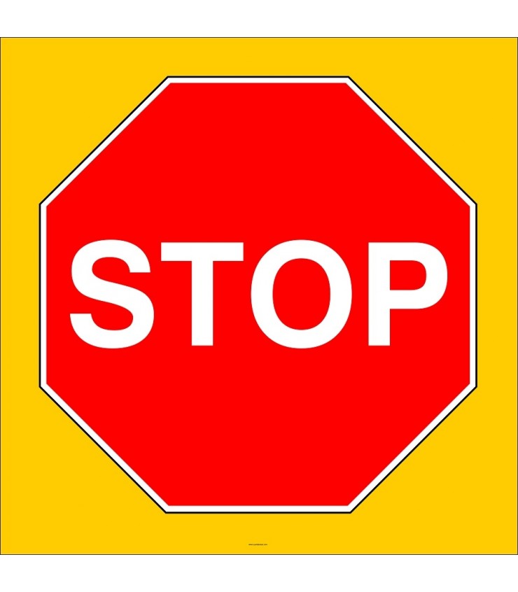 Stop Trafik İşareti/Levhası/Etiketi
