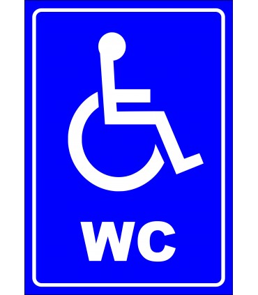 Engelli Tuvaleti (WC) levhası/tabelası/etiketi