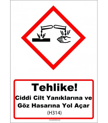 Global Harmonize Sistem (GHS) Levhaları/Etiketleri - www.uyaritabelasi.com