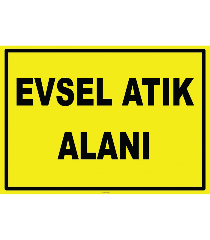Tehlikesiz Atık Kategorisi Levhaları/Tabelaları/Etiketleri (4)