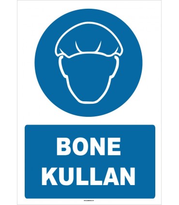Bone Kullan ikaz levhası/tabelası/etiketi