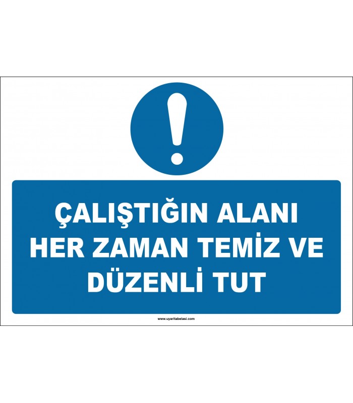 Temizlik - Düzen İkaz Levhaları/Tabelaları/Etiketleri (5)