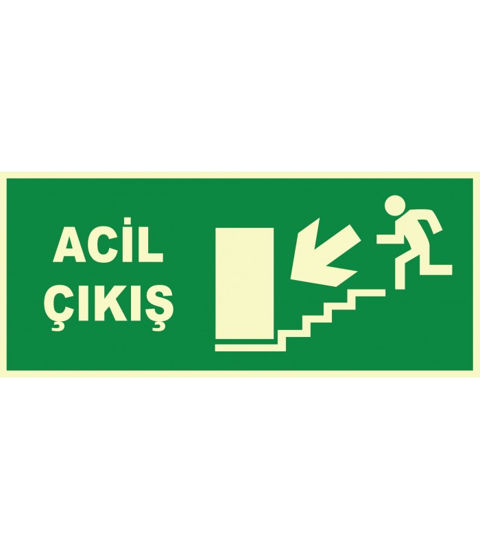 Acil Çıkış Kategorisi Levhaları/Tabelaları/Etiketleri (6)